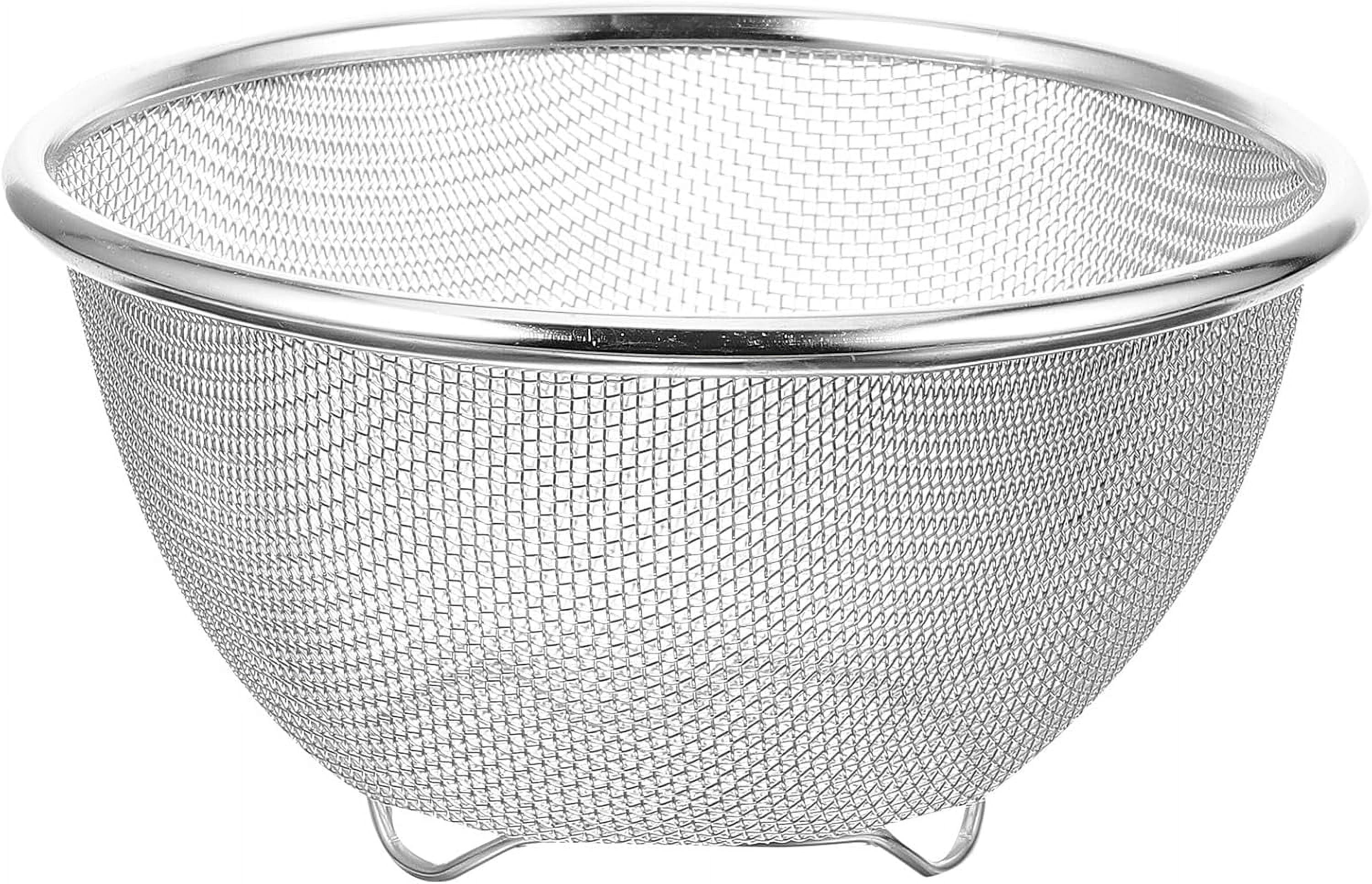 Yoqb Small Mesh Colander Stainless Steel - 5inch Colander Sieves Small ...