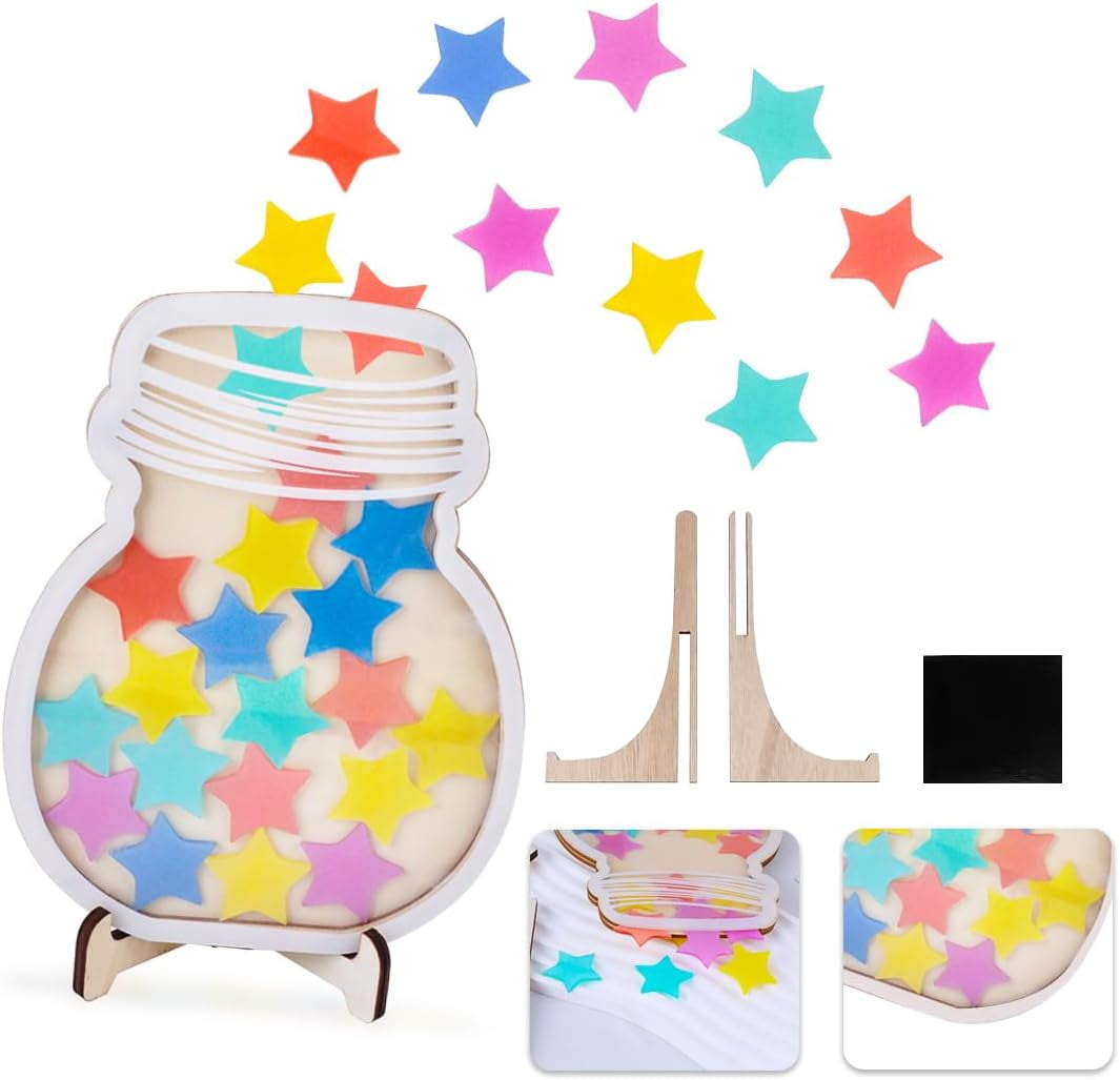 Yoqb Star Reward Jar Magnetic Star Jar Reward System Personalized ...