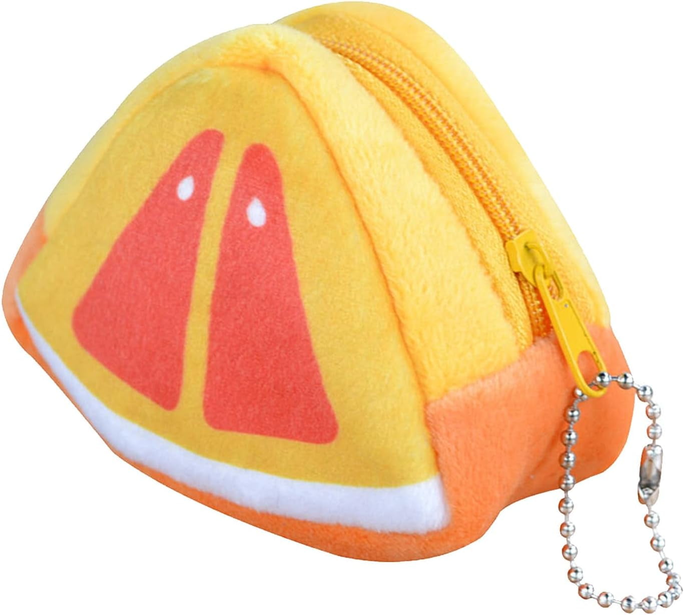 Yoqb Wallet Purse Triangle Fruit Shape Cute Portable Plush Mini Change ...