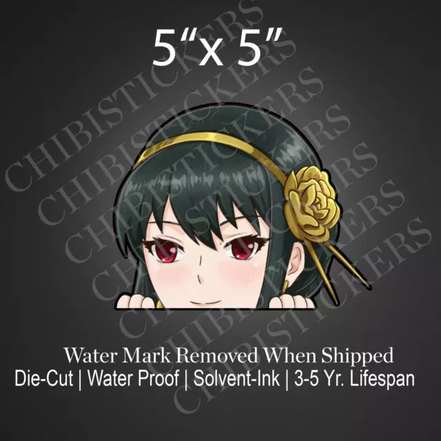 Yor Forger Spy Anime Car Window Decal Sticker Vinyl Sticker Waterproof ...