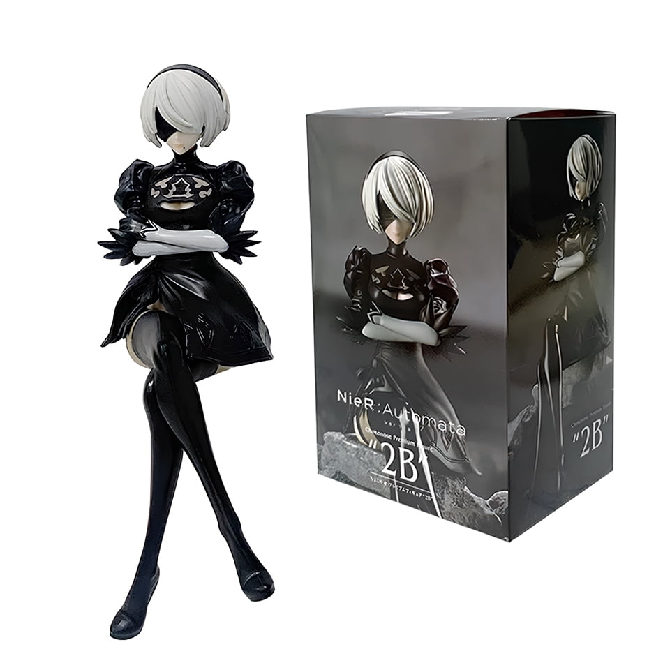 Yorha Figure NieR Automata 2B No.2 Tpye B Anime Figures Deluxe 18cm Pvc ...