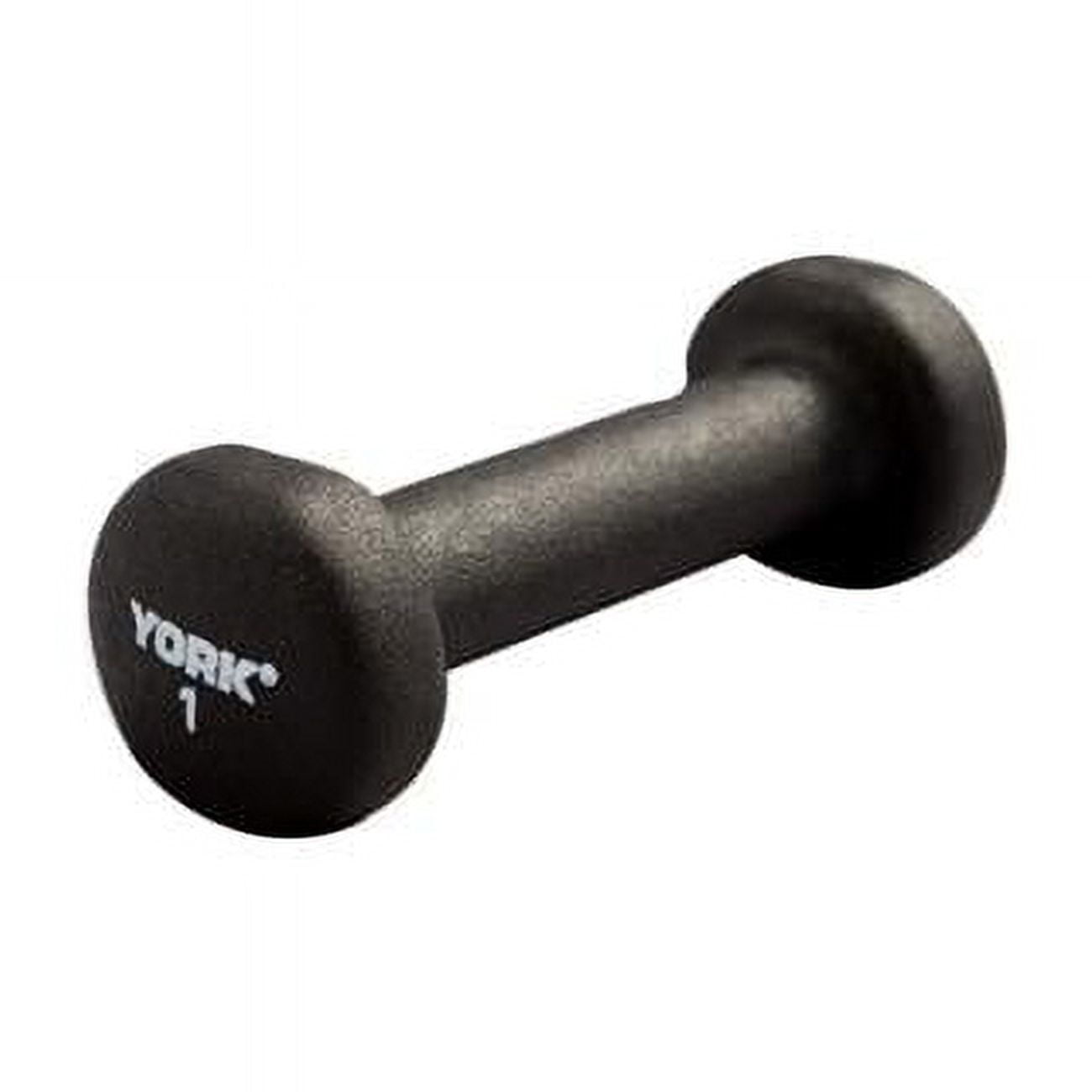 York Barbell 15601 1 lbs Neoprene Hexagon Fitbell with Cast Ergo Handle ...