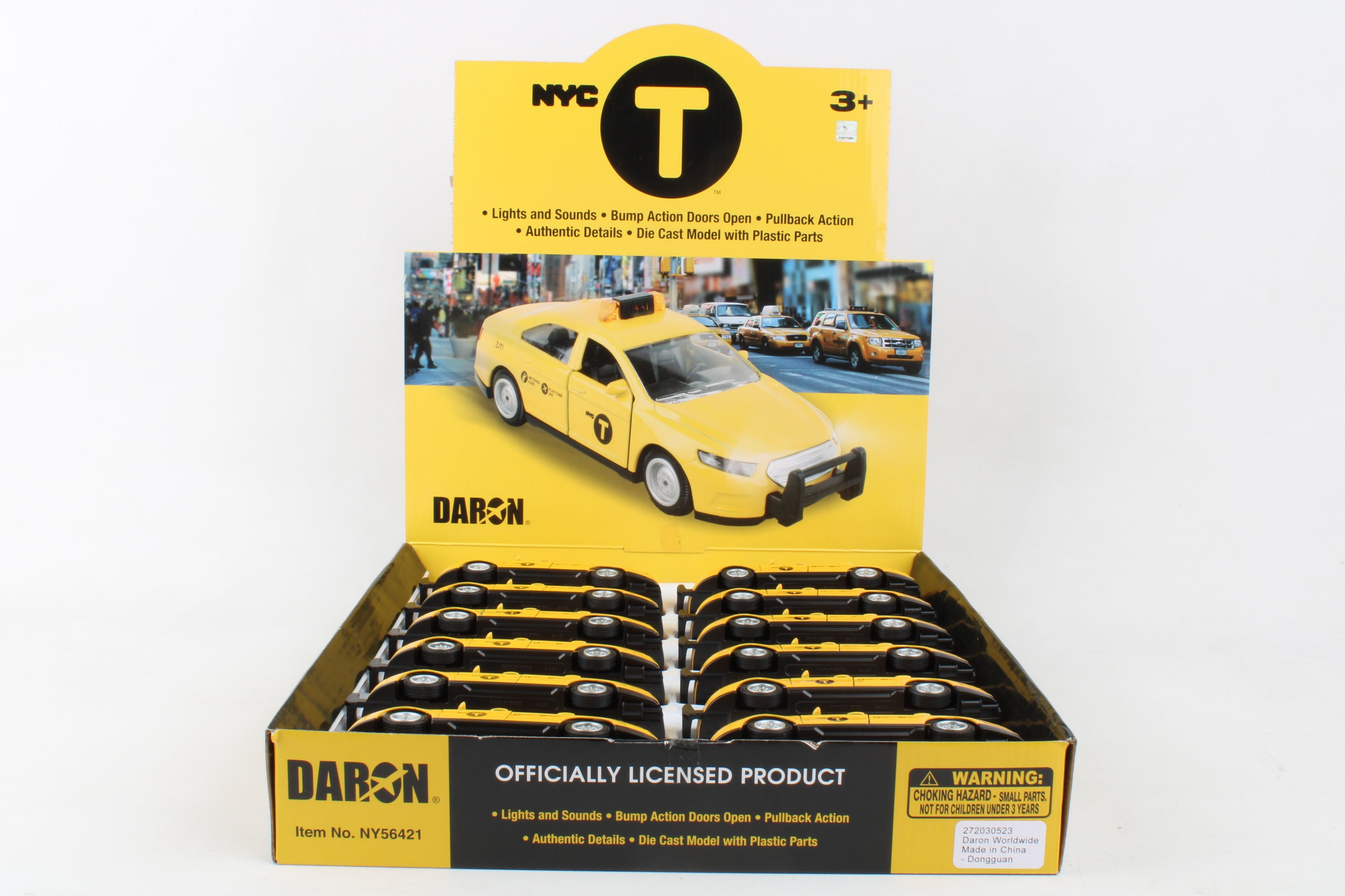 York City NY56421 Pullback Counter Display Taxi - 12 Piece - Walmart.com