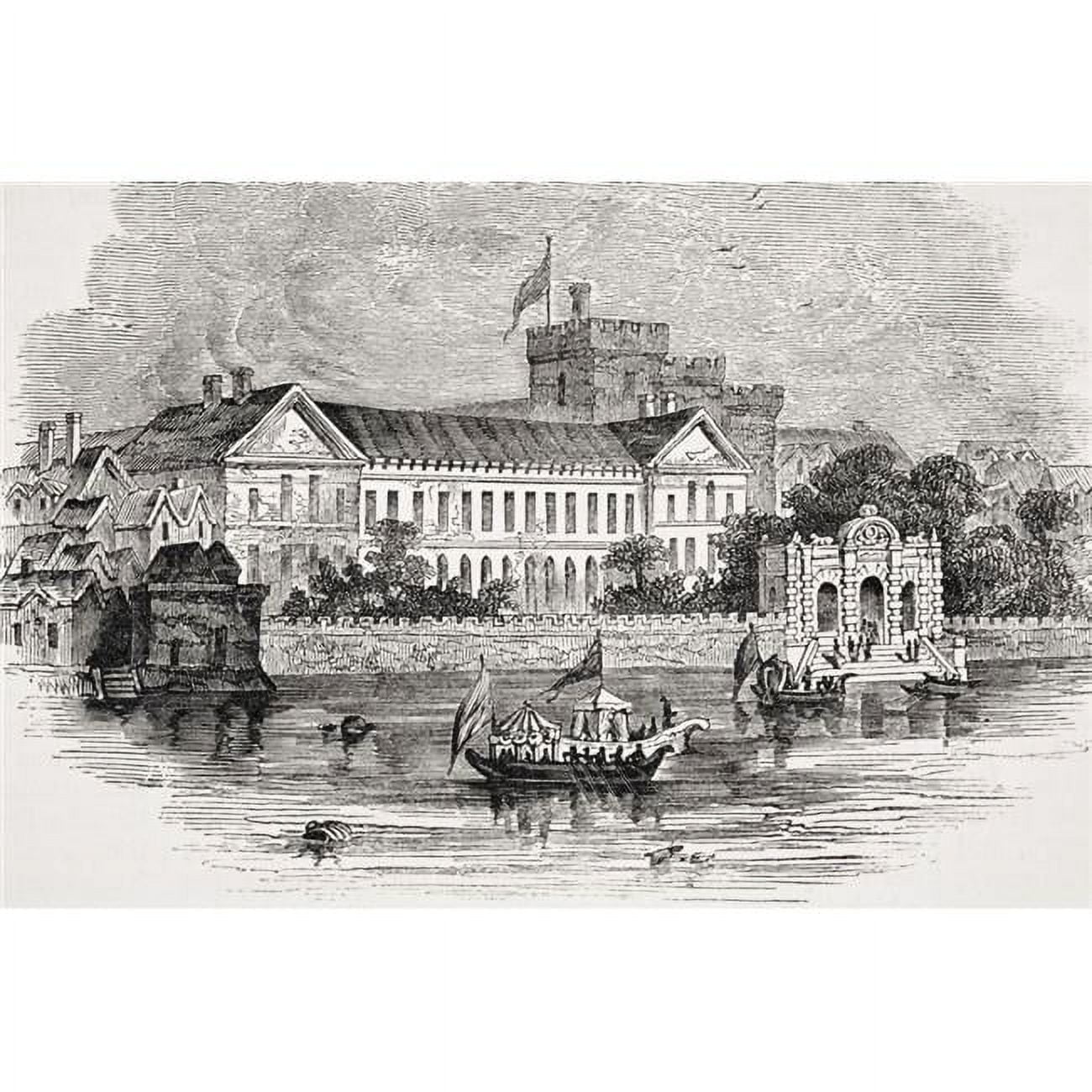 York House London England Birthplace of Sir Francis Bacon From Old ...