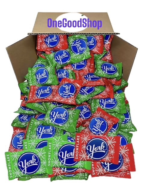 York Peppermint Patties Candy, Individually Wrapped Dark Chocolate ...