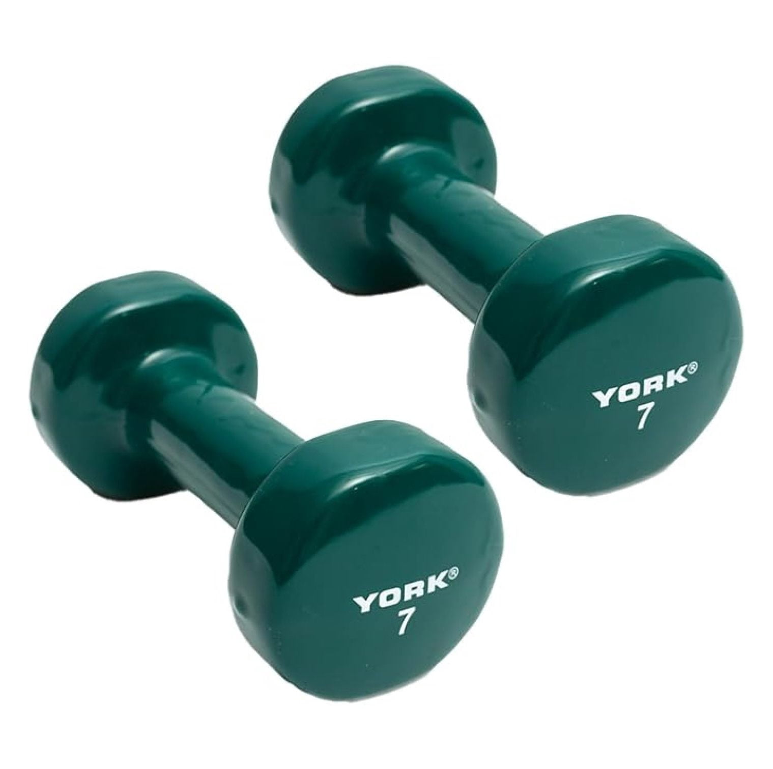 York Vinyl Coated Fitbell Dumbbell (1LB to 15LB, Pack of 1, 2, 4 ...