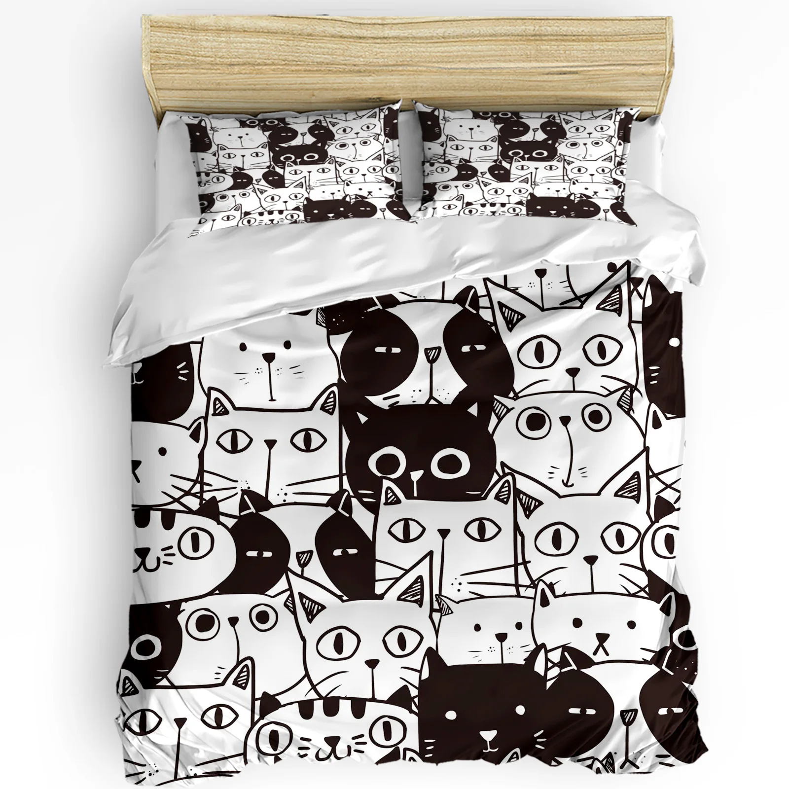 Yorkie Bedding Set For Bedroom Bed Home Yorkshire Terrier with Cute ...