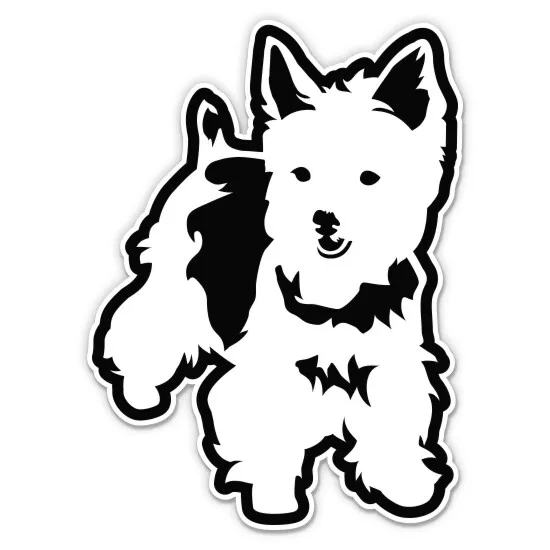 Yorkie Dog Sticker Phone Decal Water Bottle Stickers Car Decals, Laptop ...