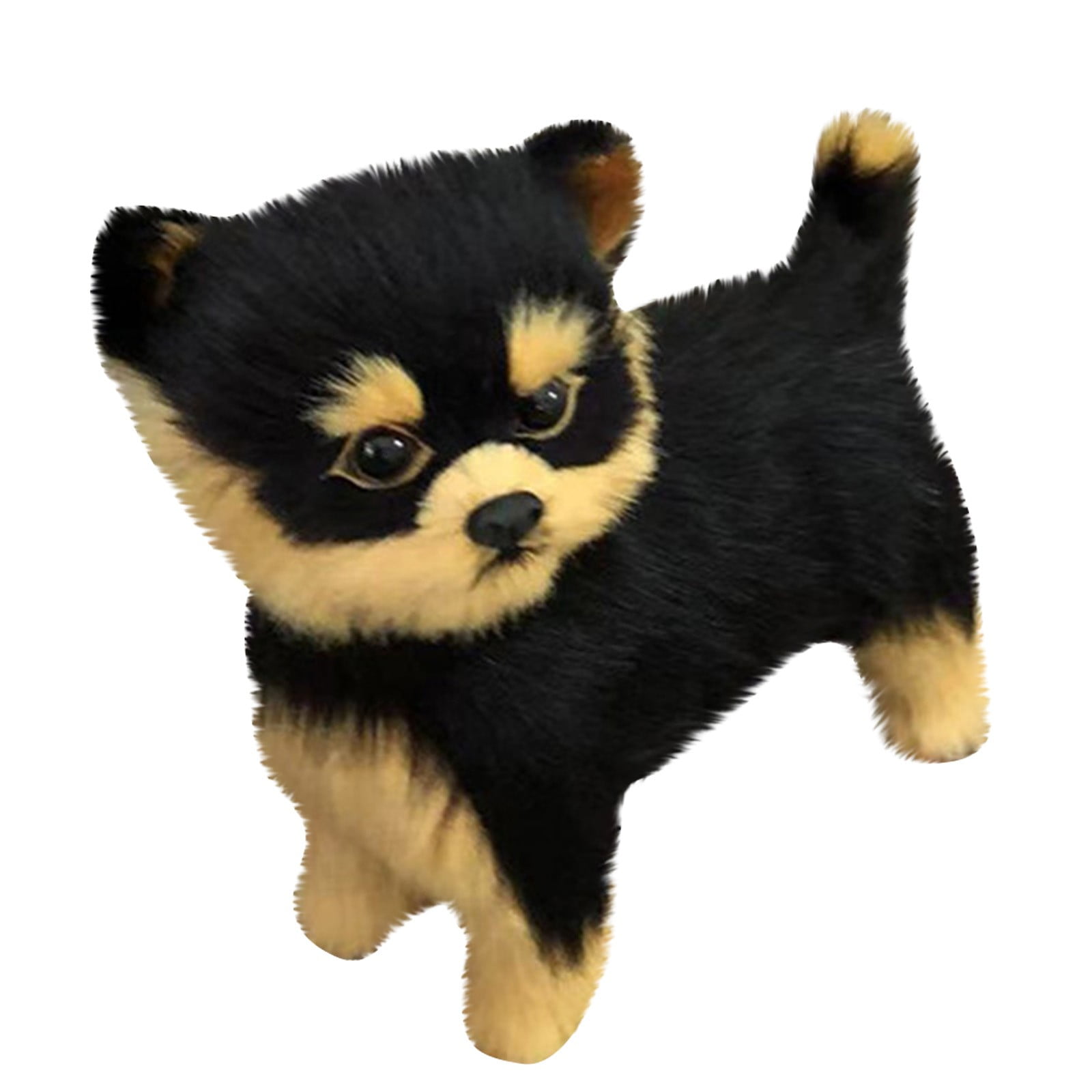 Yorkie Dogs Simulation Toys Puppy Lifelike Stuffeds Companion, Super ...