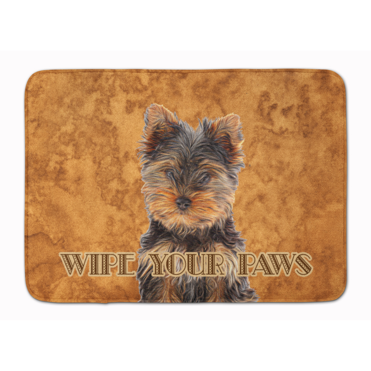 Yorkie Puppy Yorkshire Terrier Machine Washable Memory Foam Mat ...
