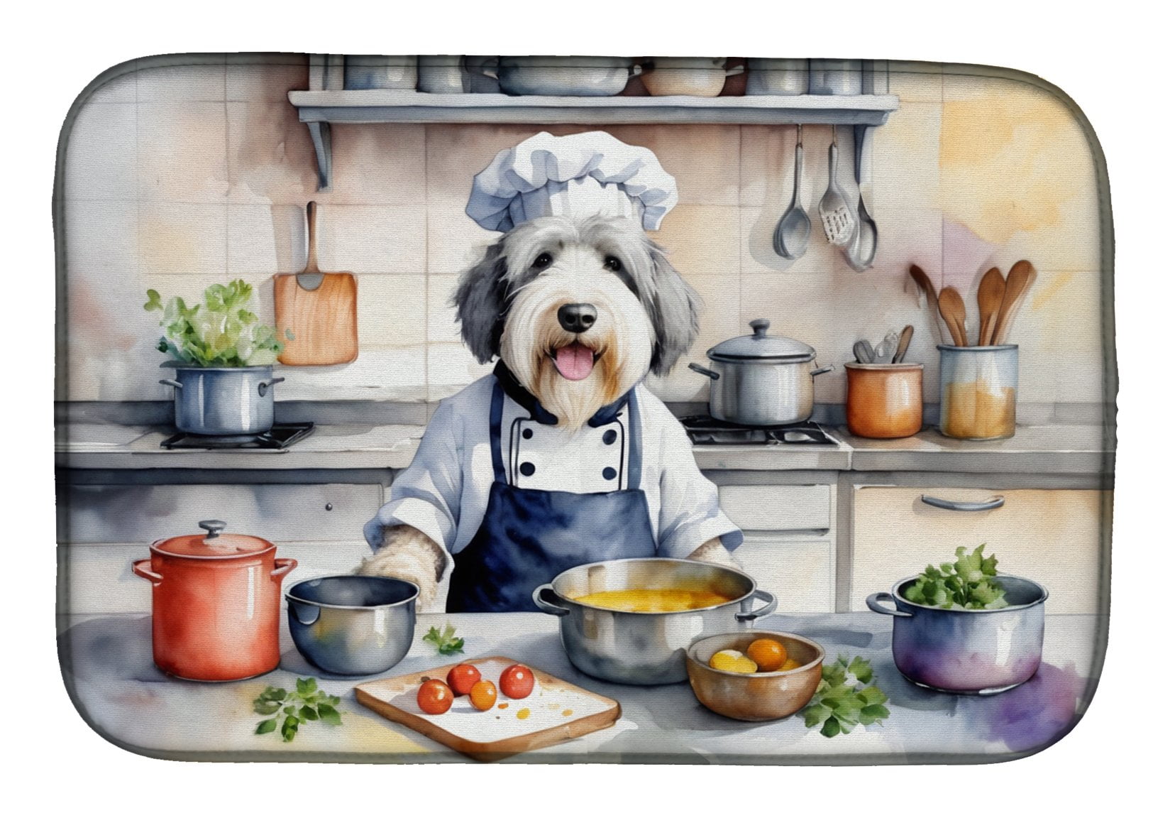 Yorkie Yorkshire Terrier The Chef Dish Drying Mat - Walmart.com