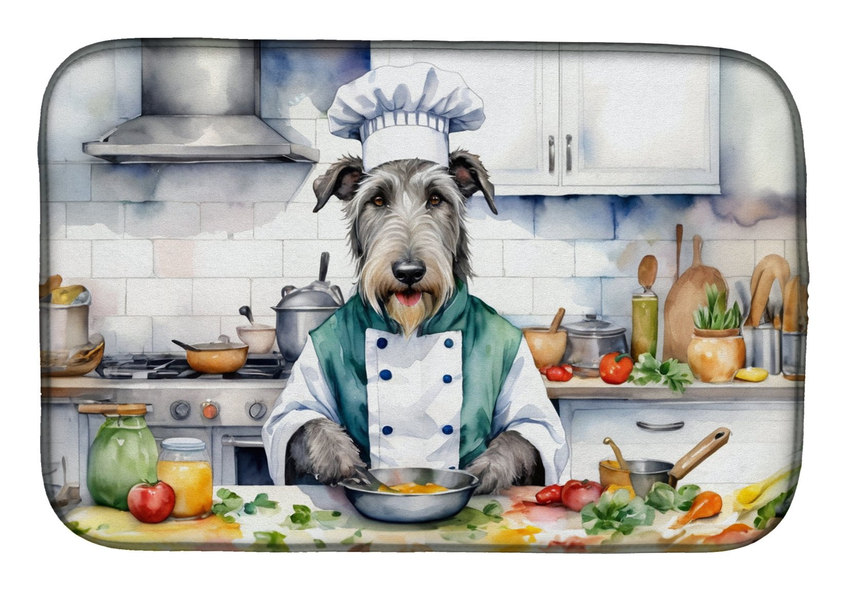 Yorkie Yorkshire Terrier The Chef Dish Drying Mat - Walmart.com