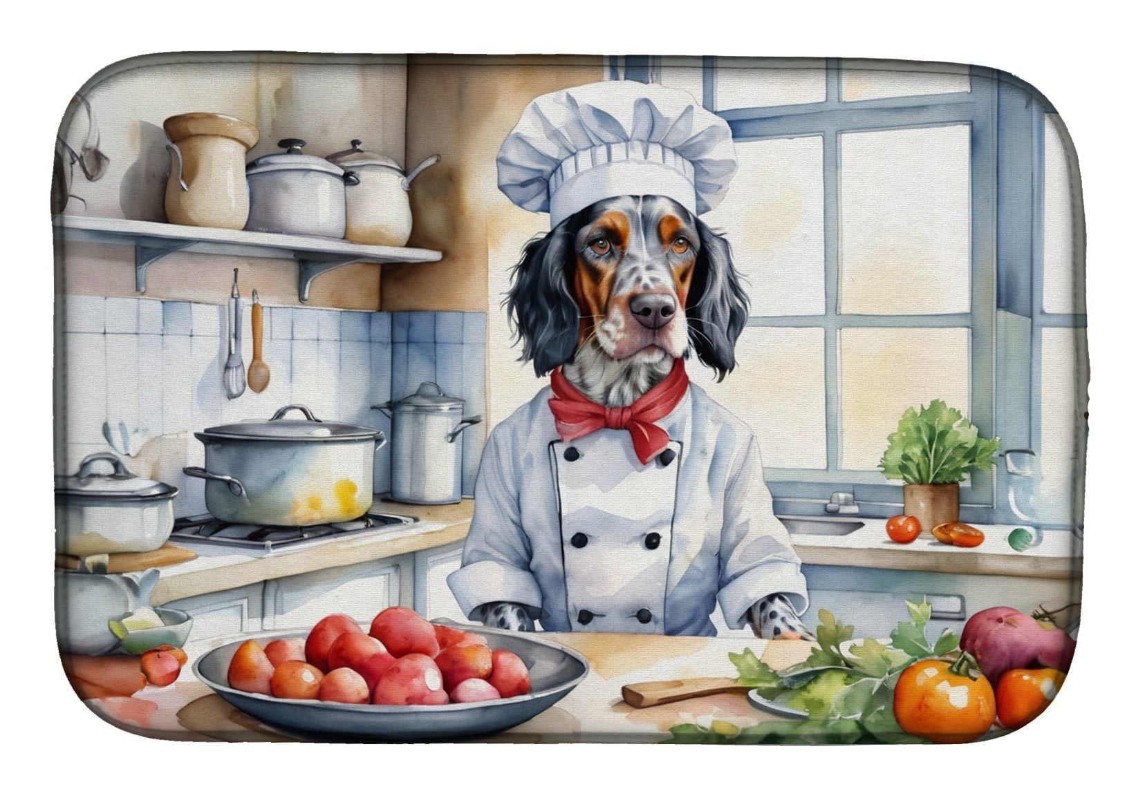 Yorkie Yorkshire Terrier The Chef Dish Drying Mat - Walmart.com
