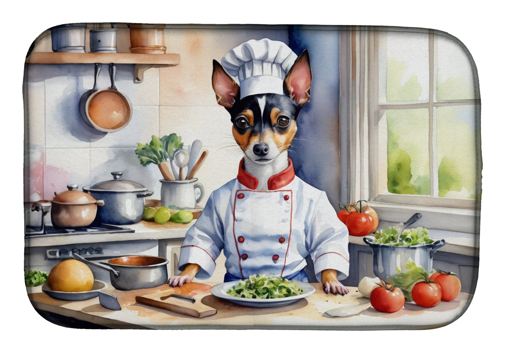 Yorkie Yorkshire Terrier The Chef Dish Drying Mat - Walmart.com