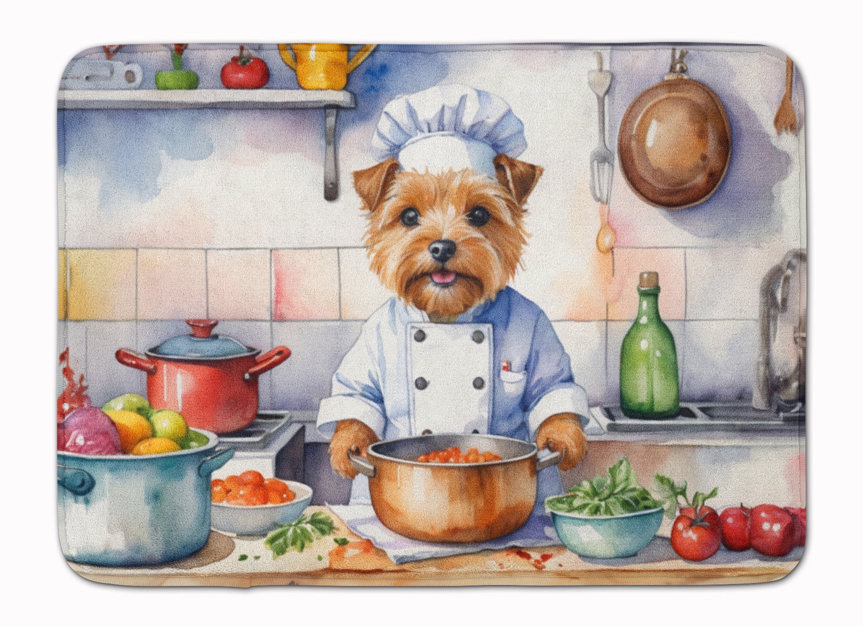 Yorkie Yorkshire Terrier The Chef Memory Foam Kitchen Mat - Walmart.com