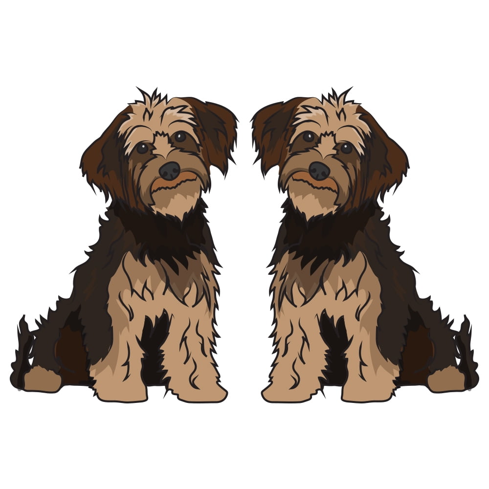 Yorkipoo Decal | Indoor/Outdoor | Dog Lover Super Cute Sticker for SUV ...