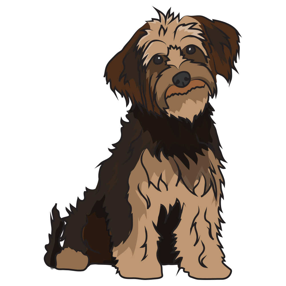 Yorkipoo Decal | Indoor/Outdoor | Dog Lover Super Cute Sticker for SUV ...