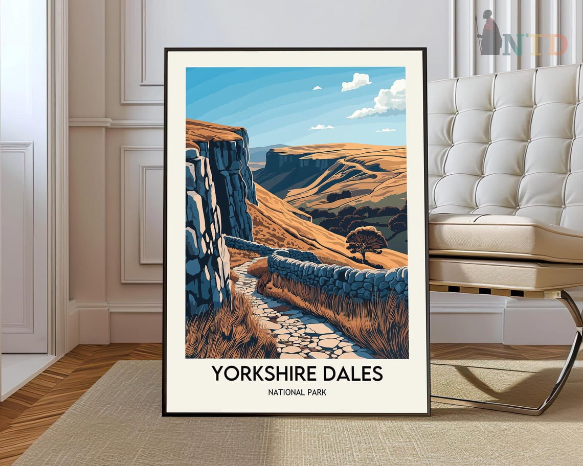 Yorkshire Dales National Park Print, Yorkshire Wall Art, Yorkshire ...