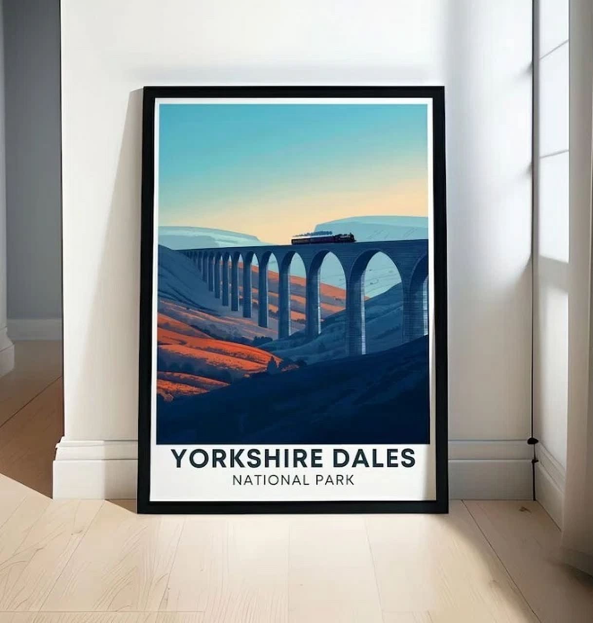 Yorkshire Poster And Ribblehead Viaduct Print NO FRAMED POSTER, Home ...