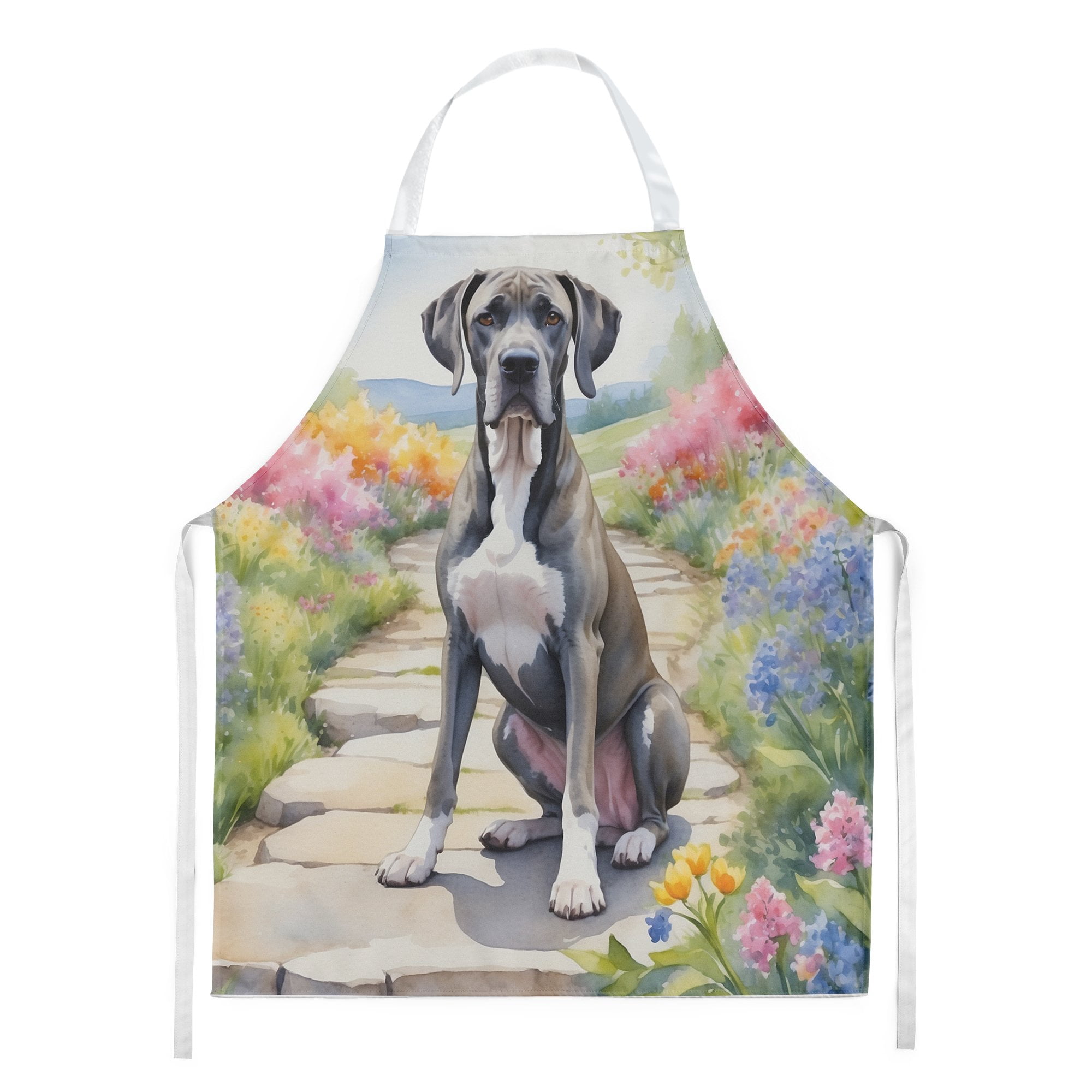 Yorkshire Terrier Spring Path Apron - Walmart.com