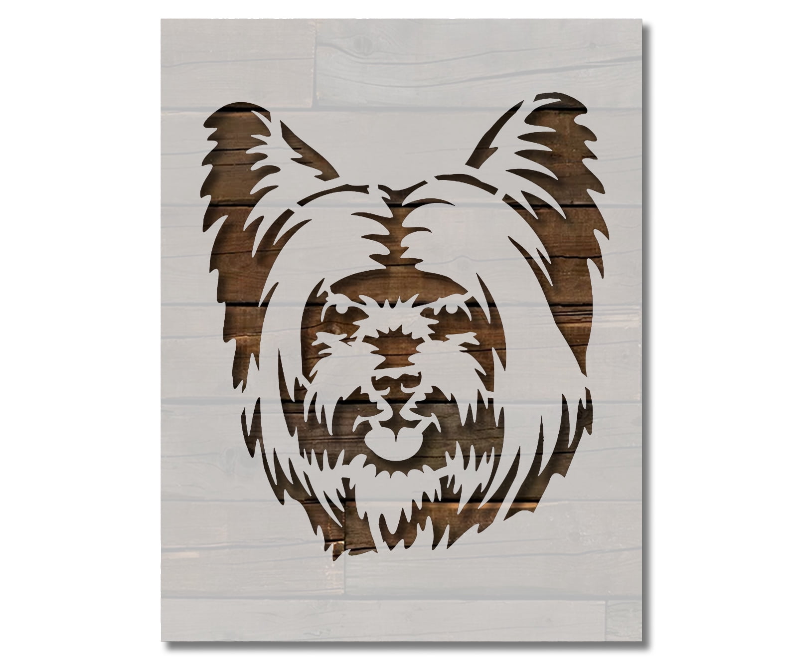 Yorkshire Terrier Stencil Template Reusable 8.5 x 11 Inches for ...