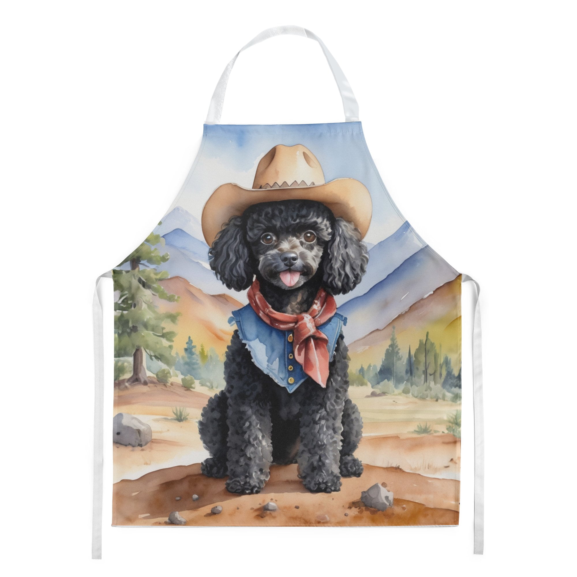 Yorkshire Terrier Yorkie Cowboy Welcome Apron - Walmart.com
