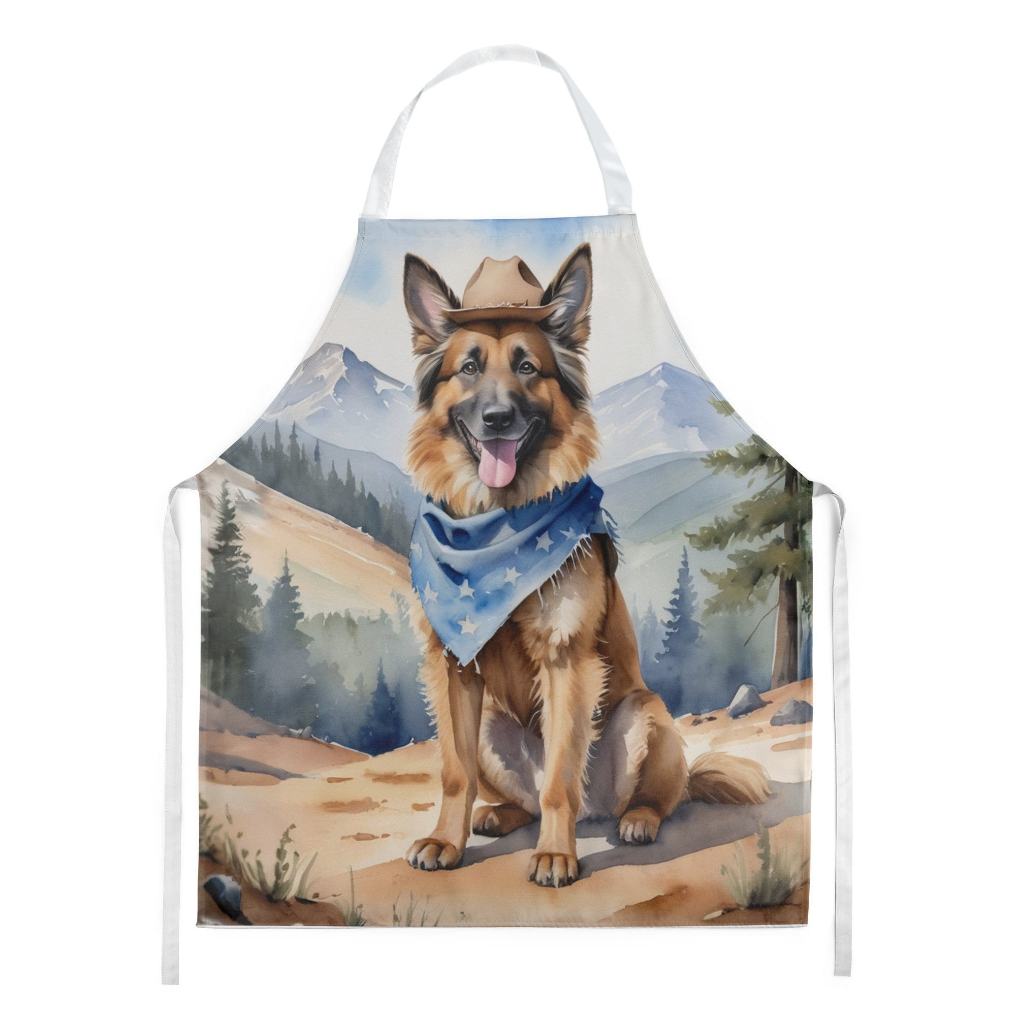 Yorkshire Terrier Yorkie Cowboy Welcome Apron - Walmart Business Supplies