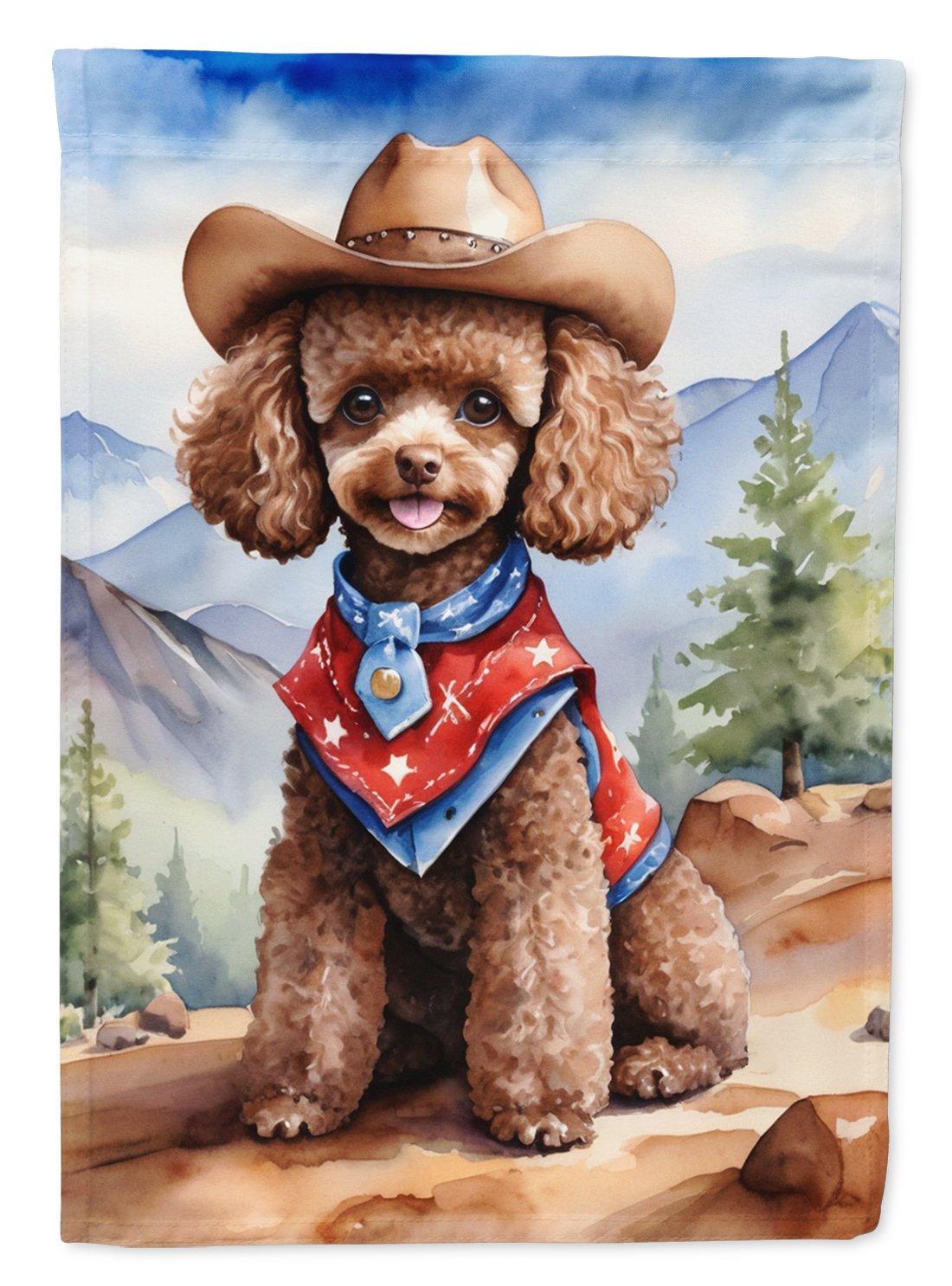 Yorkshire Terrier Yorkie Cowboy Welcome House Flag - Walmart.com
