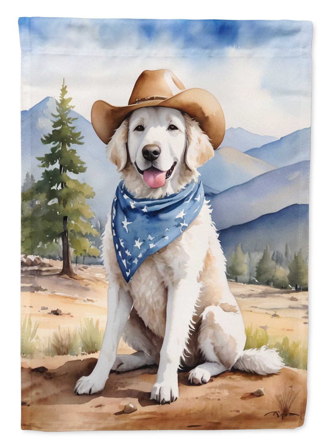 Yorkshire Terrier Yorkie Cowboy Welcome House Flag - Walmart.com