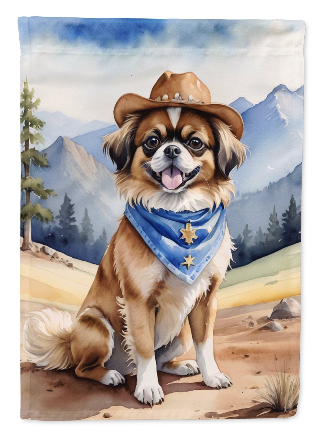 Yorkshire Terrier Yorkie Cowboy Welcome House Flag - Walmart.com
