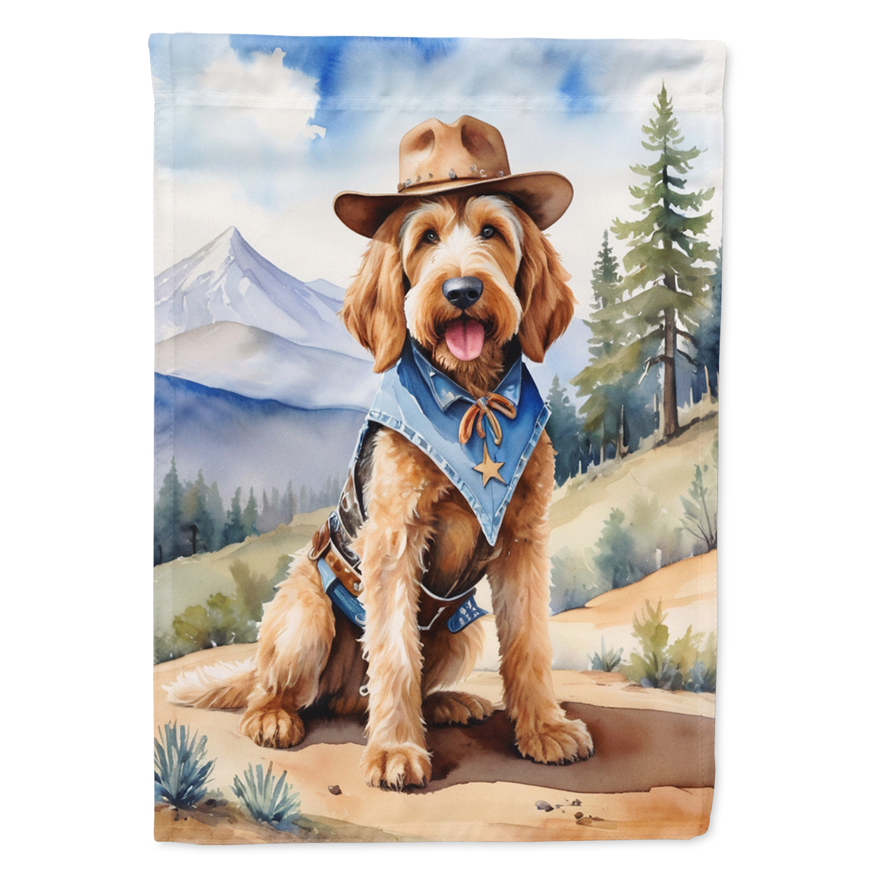 Yorkshire Terrier Yorkie Cowboy Welcome House Flag - Walmart.com