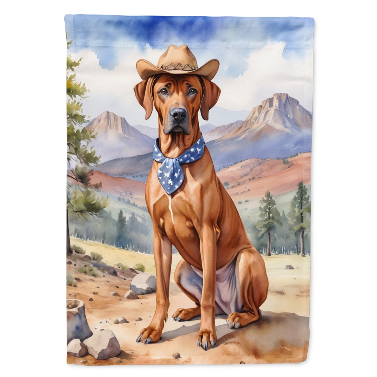 Yorkshire Terrier Yorkie Cowboy Welcome House Flag - Walmart.com