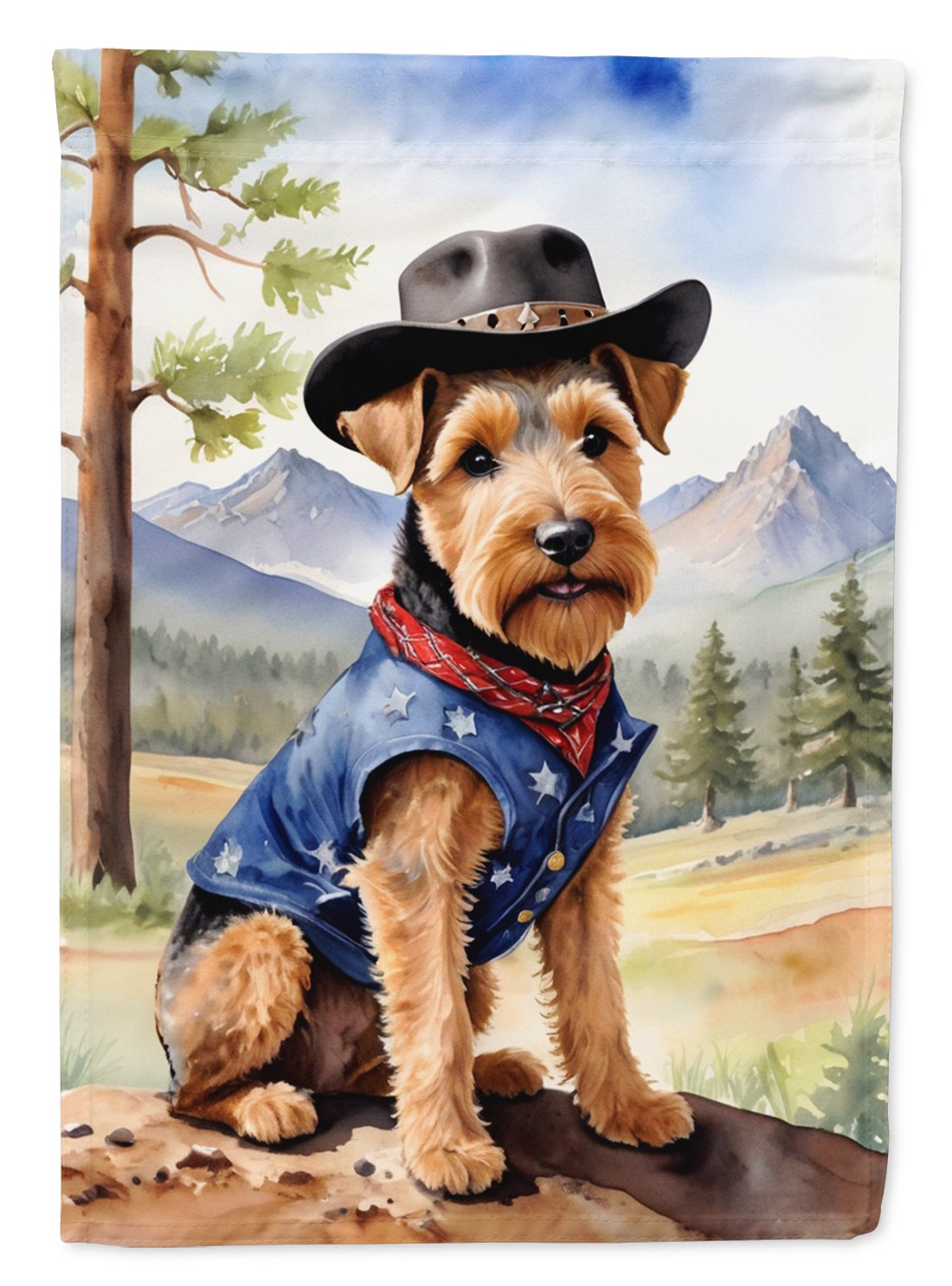 Yorkshire Terrier Yorkie Cowboy Welcome House Flag - Walmart.com