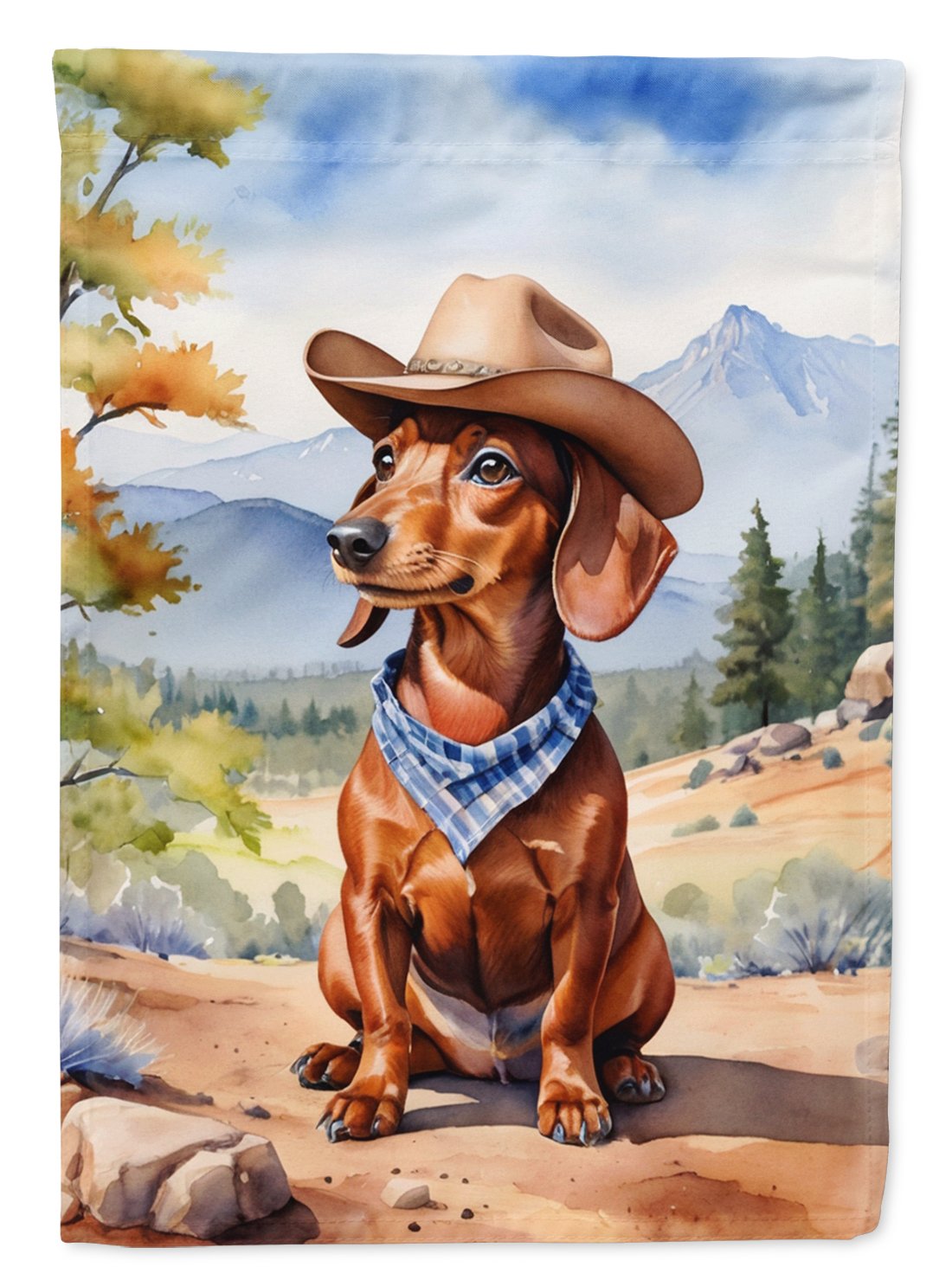 Yorkshire Terrier Yorkie Cowboy Welcome House Flag - Walmart.com