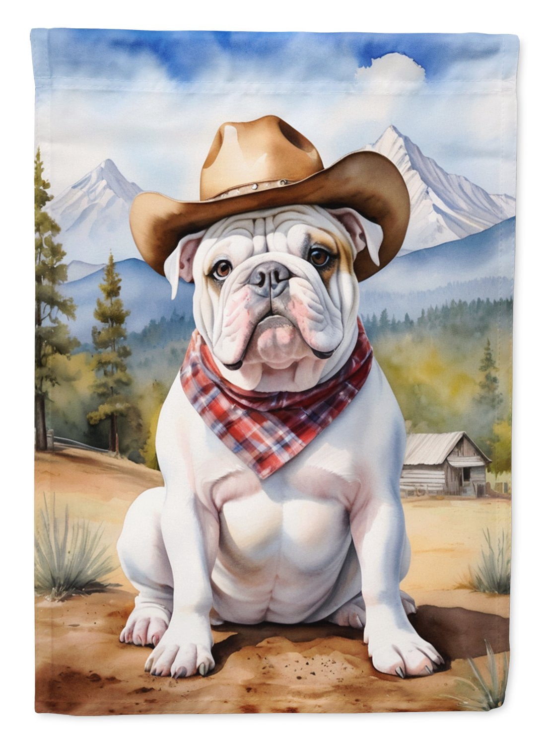 Yorkshire Terrier Yorkie Cowboy Welcome House Flag - Walmart.com