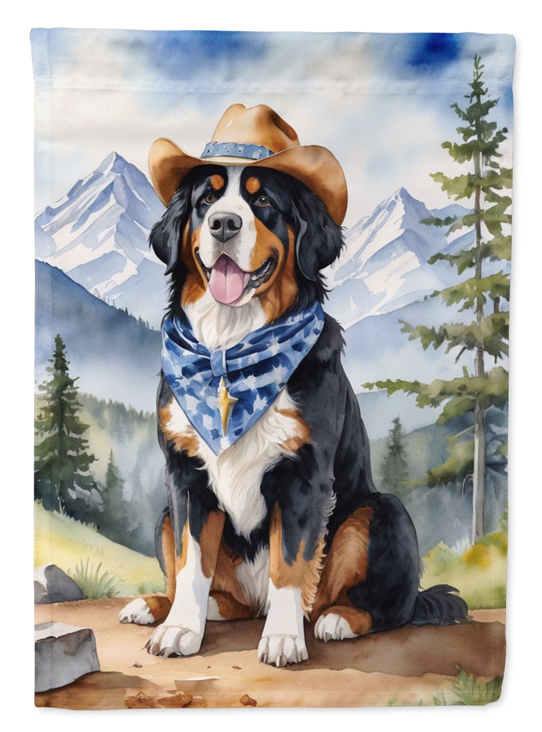 Yorkshire Terrier Yorkie Cowboy Welcome House Flag - Walmart.com