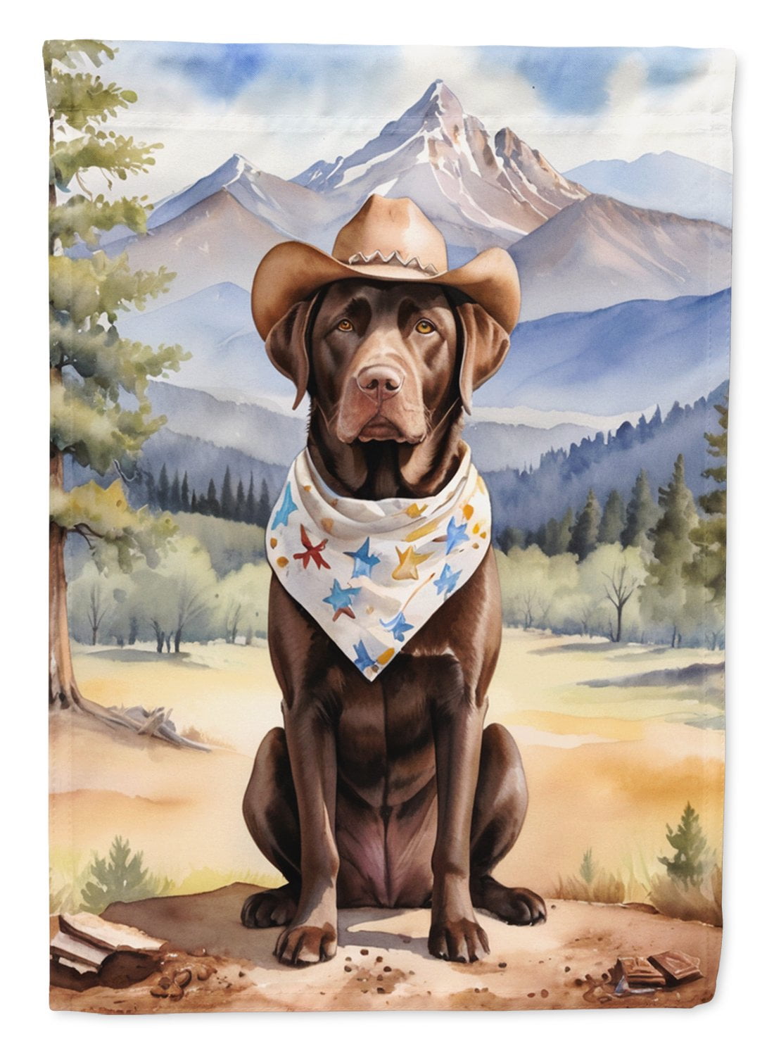 Yorkshire Terrier Yorkie Cowboy Welcome House Flag - Walmart.com