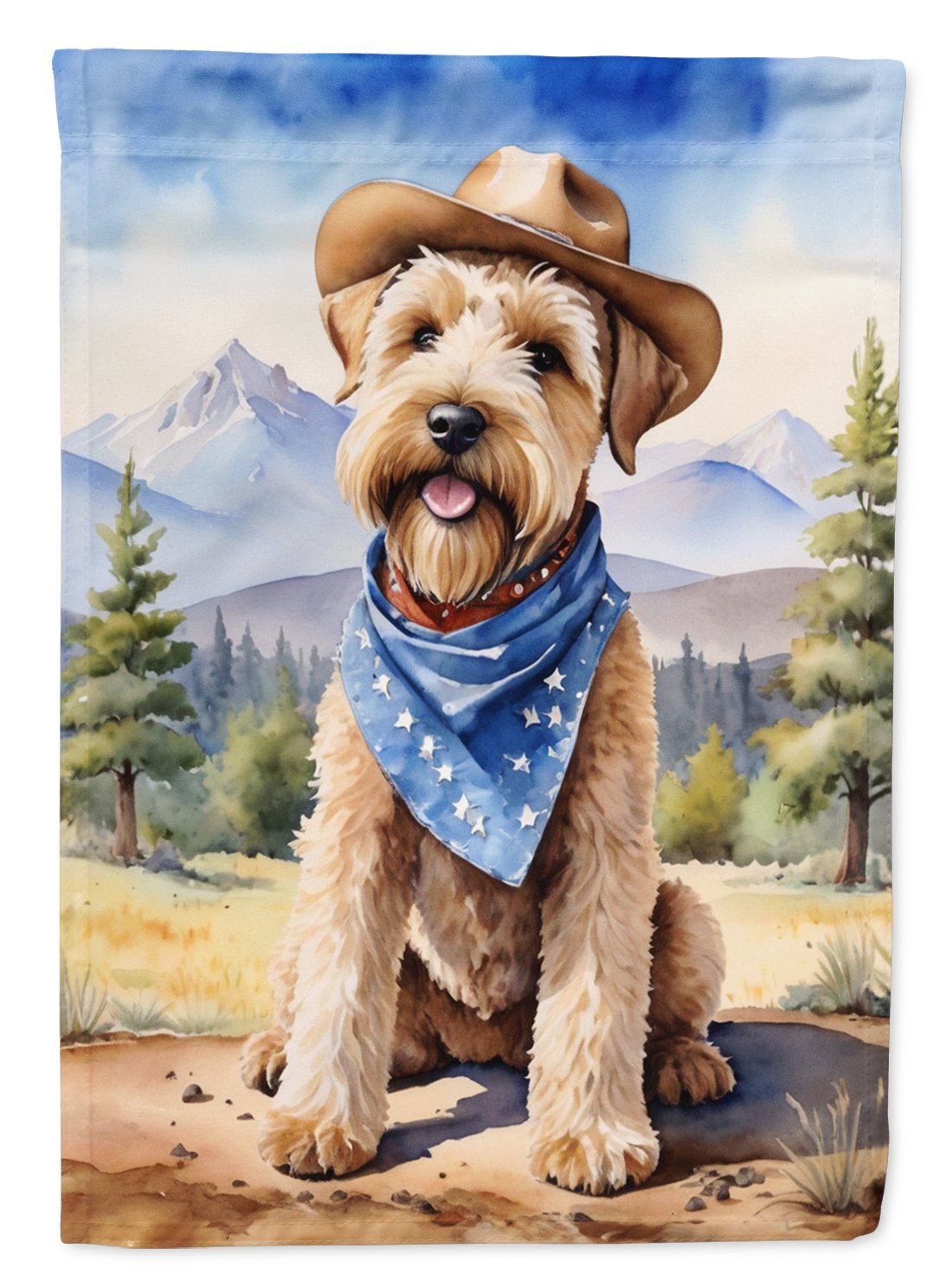Yorkshire Terrier Yorkie Cowboy Welcome House Flag - Walmart.com