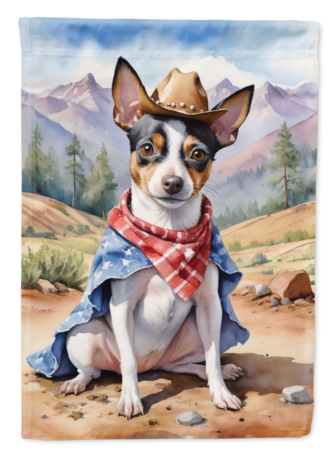 Yorkshire Terrier Yorkie Cowboy Welcome House Flag - Walmart.com