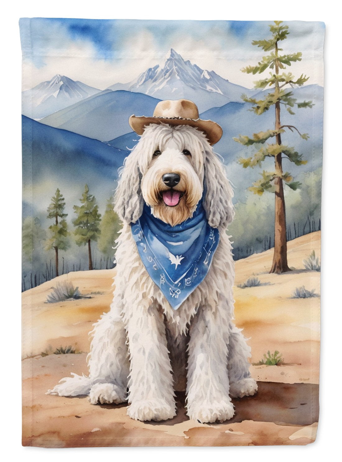 Yorkshire Terrier Yorkie Cowboy Welcome House Flag - Walmart.com