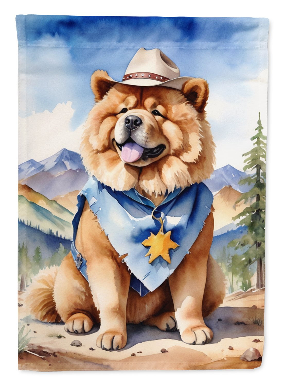 Yorkshire Terrier Yorkie Cowboy Welcome House Flag - Walmart.com
