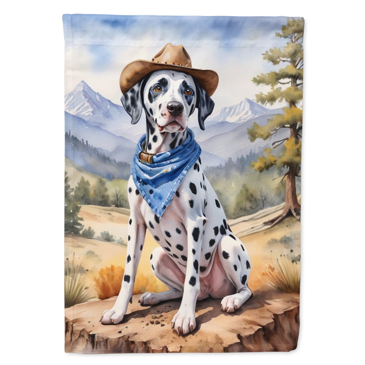Yorkshire Terrier Yorkie Cowboy Welcome House Flag - Walmart.com