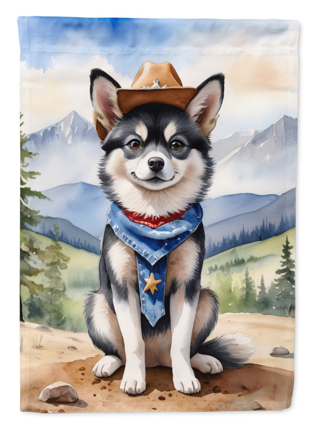 Yorkshire Terrier Yorkie Cowboy Welcome House Flag - Walmart.com