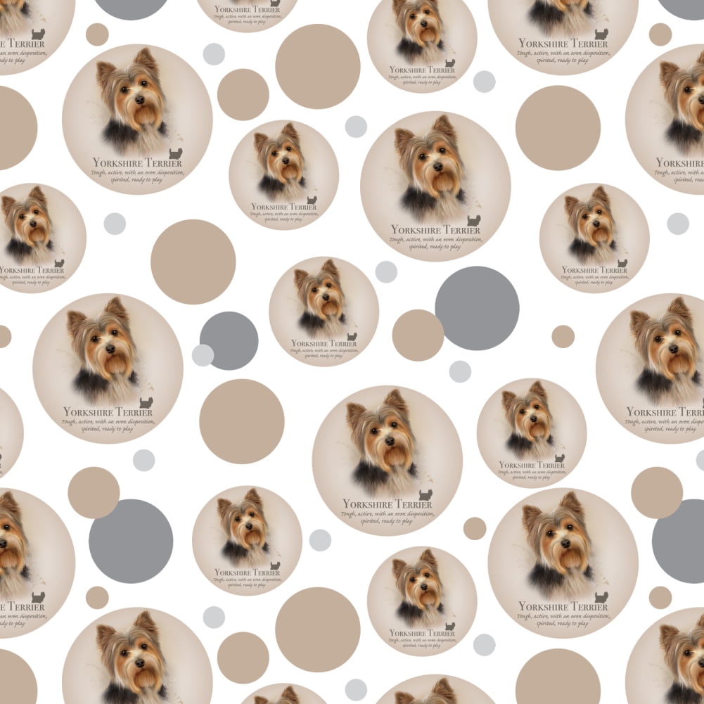 Yorkshire Terrier Yorkie Dog Breed Premium Gift Wrap Wrapping Paper ...