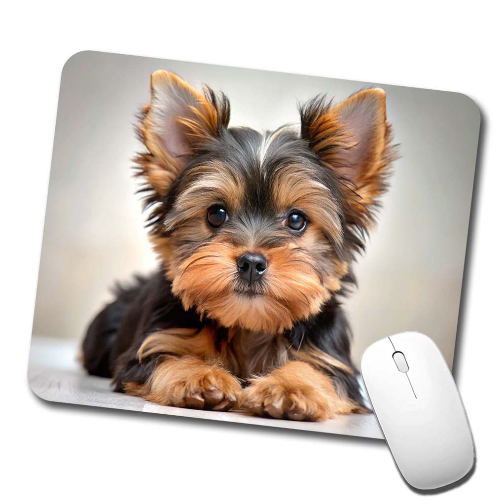 Yorkshire Terrier Yorkie Dog Puppy Photo Mouse Pad Low Profile Gaming ...