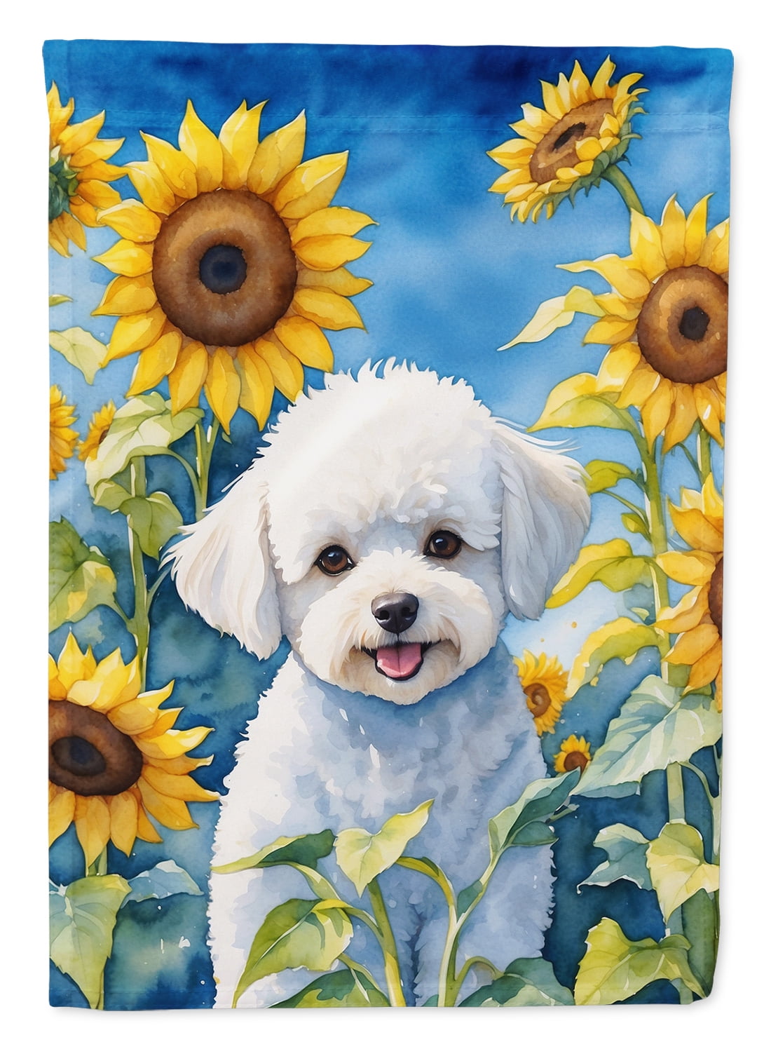 Yorkshire Terrier in Sunflowers House Flag - Walmart.com