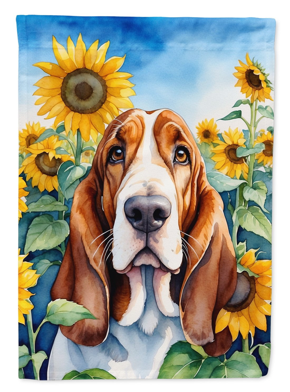 Yorkshire Terrier in Sunflowers House Flag - Walmart.com