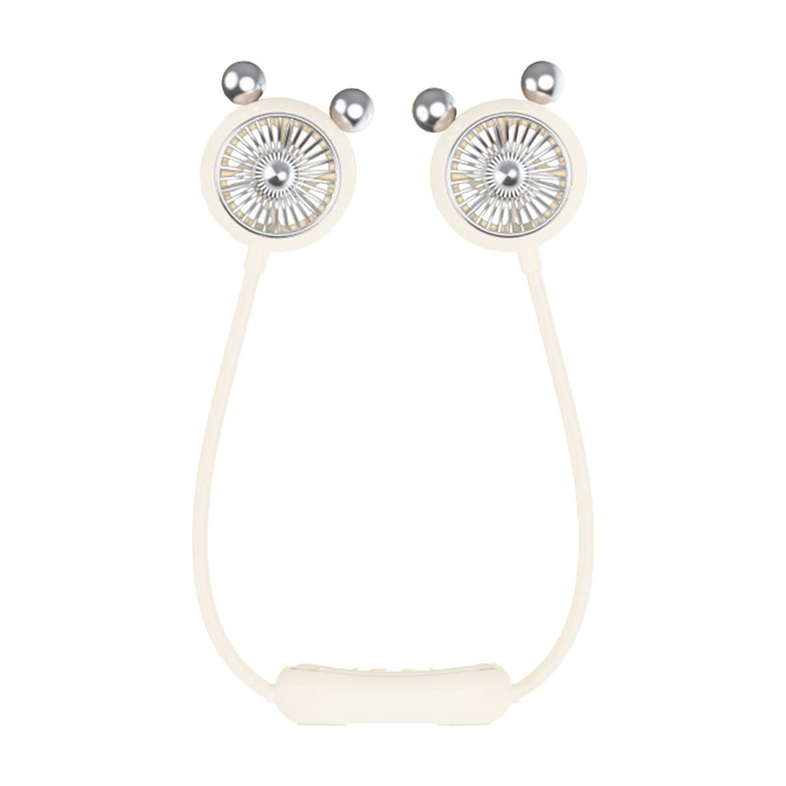 Yorkspred Neck Fan Battery Operated Neckband Fan Hand-Free Wearable ...