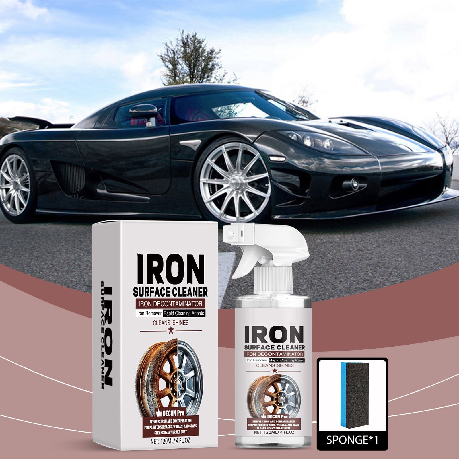 Yorkspred Tire & Rubber Cleaner (12.17 oz) - Removes Discoloration From ...