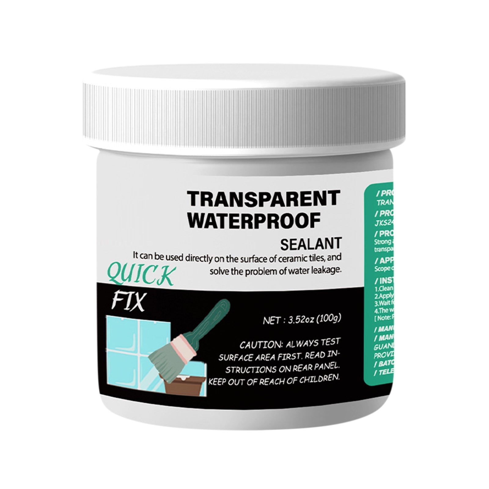 Yorkspred Transparent Waterproof Sealant, Clear Sealant for ...